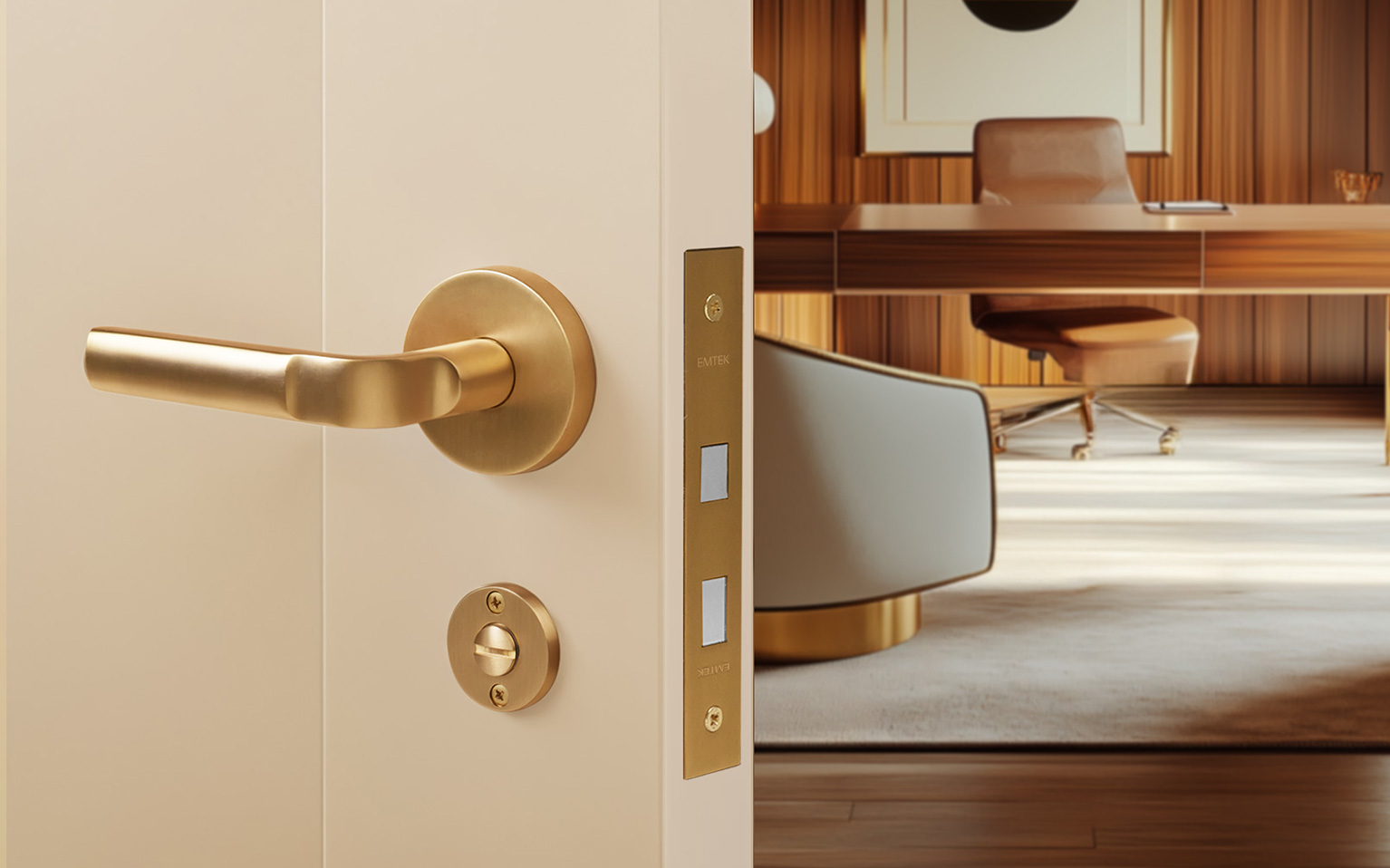 Interior Mortise Lock with Magnetic Latch | Emtek