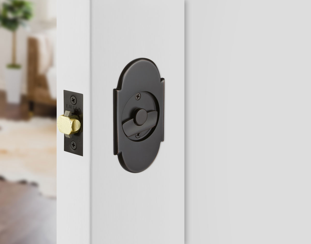 #8 Pocket Door Tubular Lock | Emtek