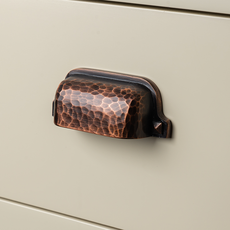 Hammered Bin Pull | Emtek