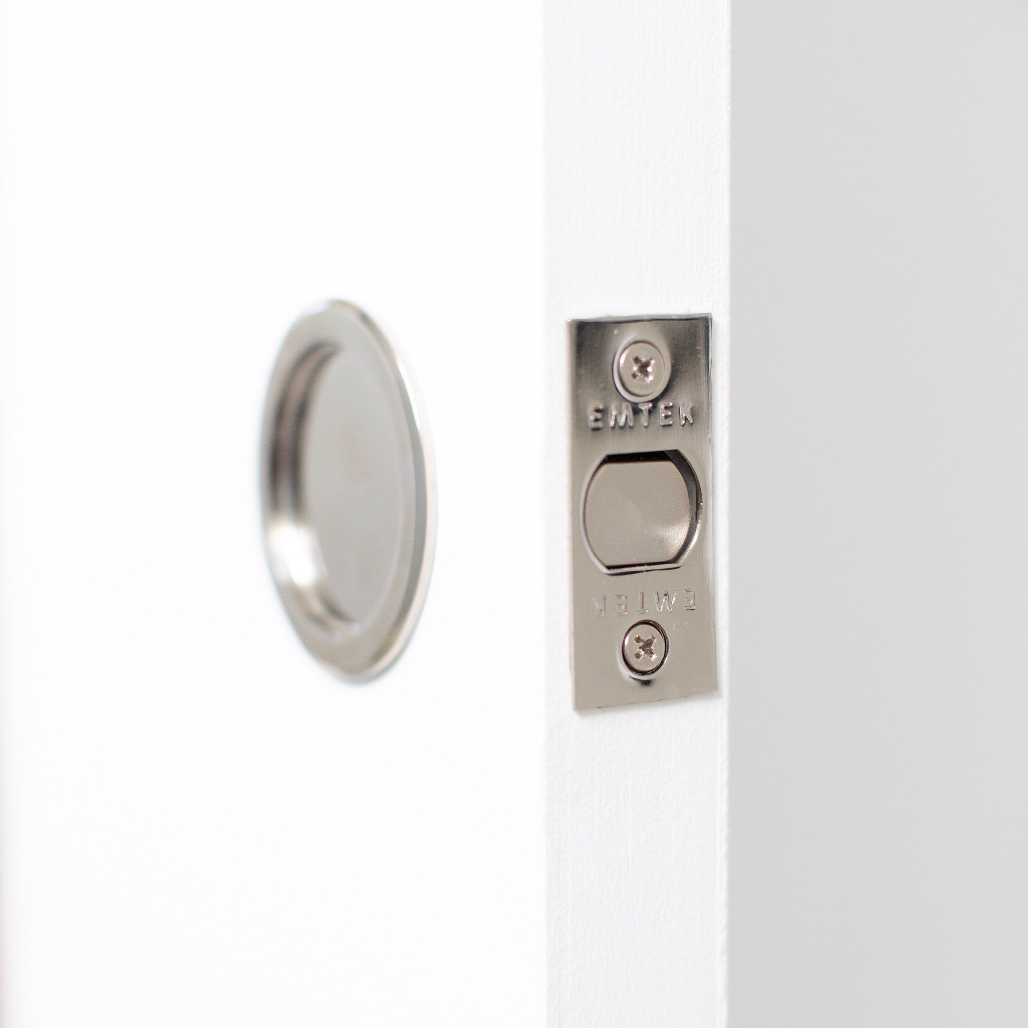 Round Pocket Door Tubular Locks | Emtek