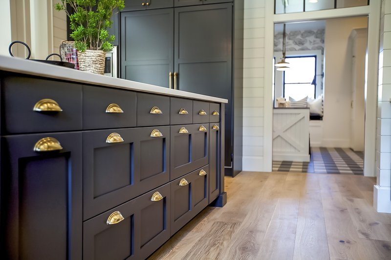 Bin Pulls Cabinet Hardware Leather Bin Pull "The Morrison"