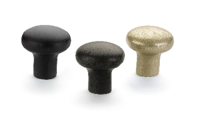 Round Sandcast Bronze Cabinet Knob | Emtek