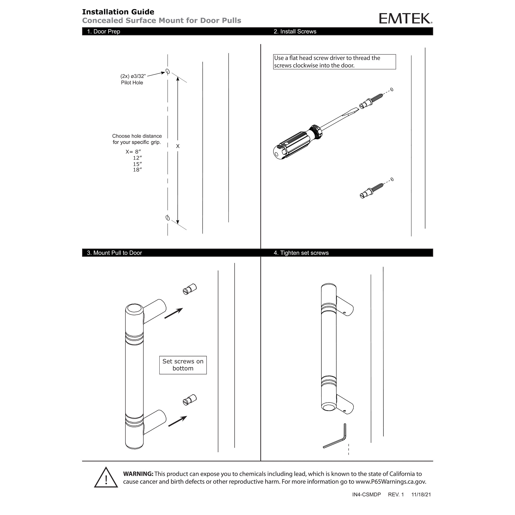 Twig Door Pull | Emtek