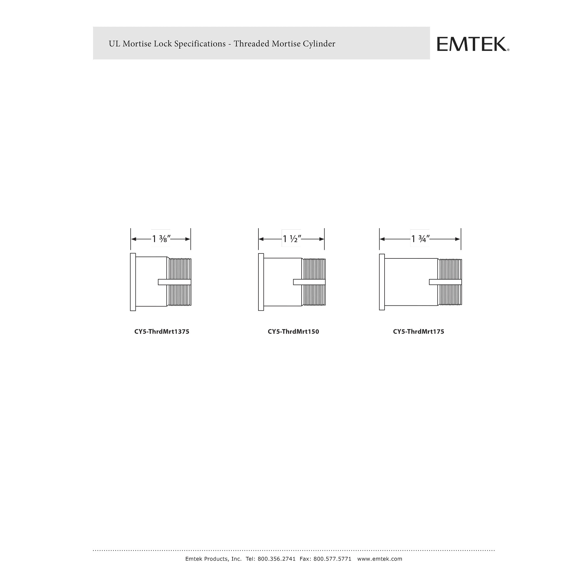 Melrose Tubular Entry Set | Emtek