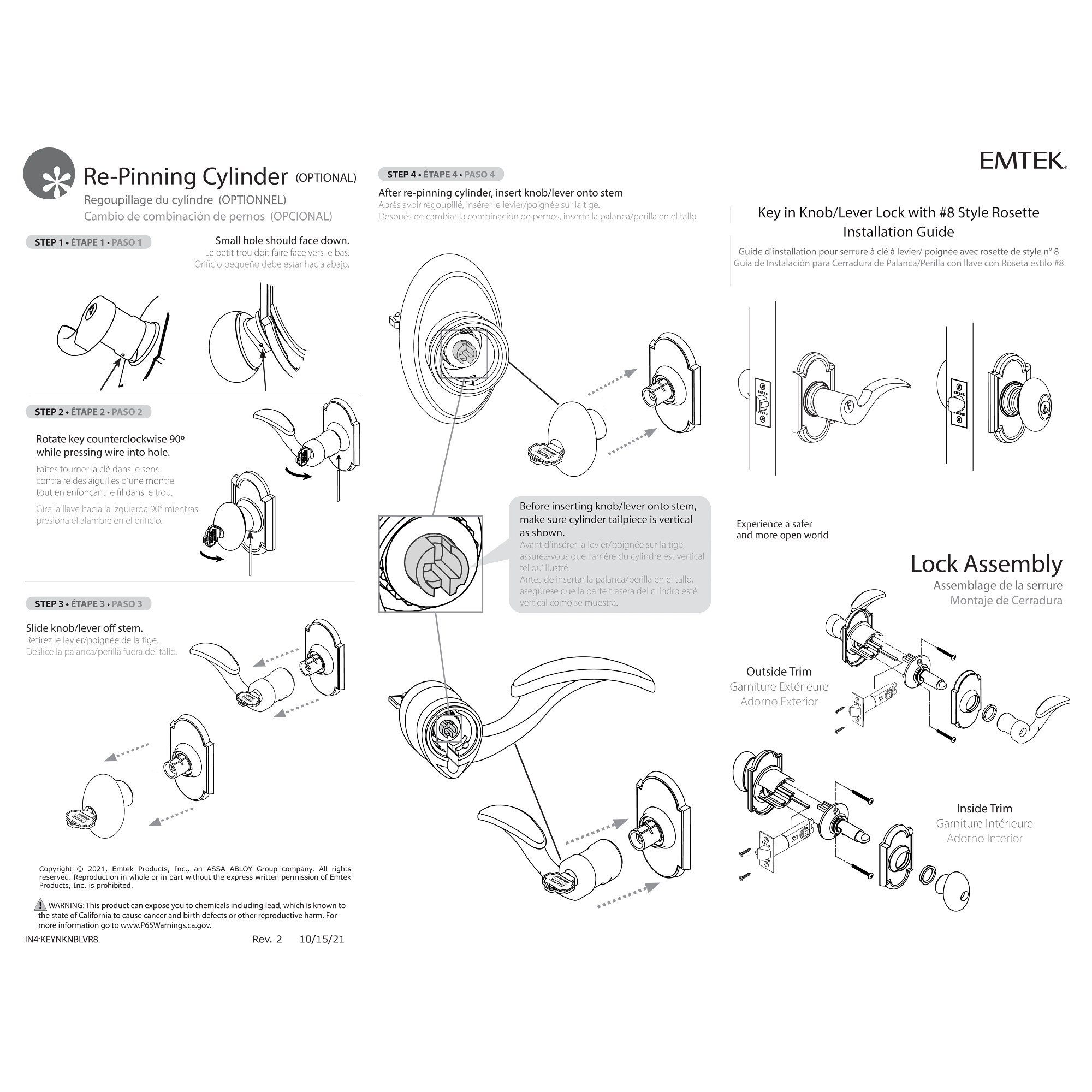Winchester Key in Knob | Emtek