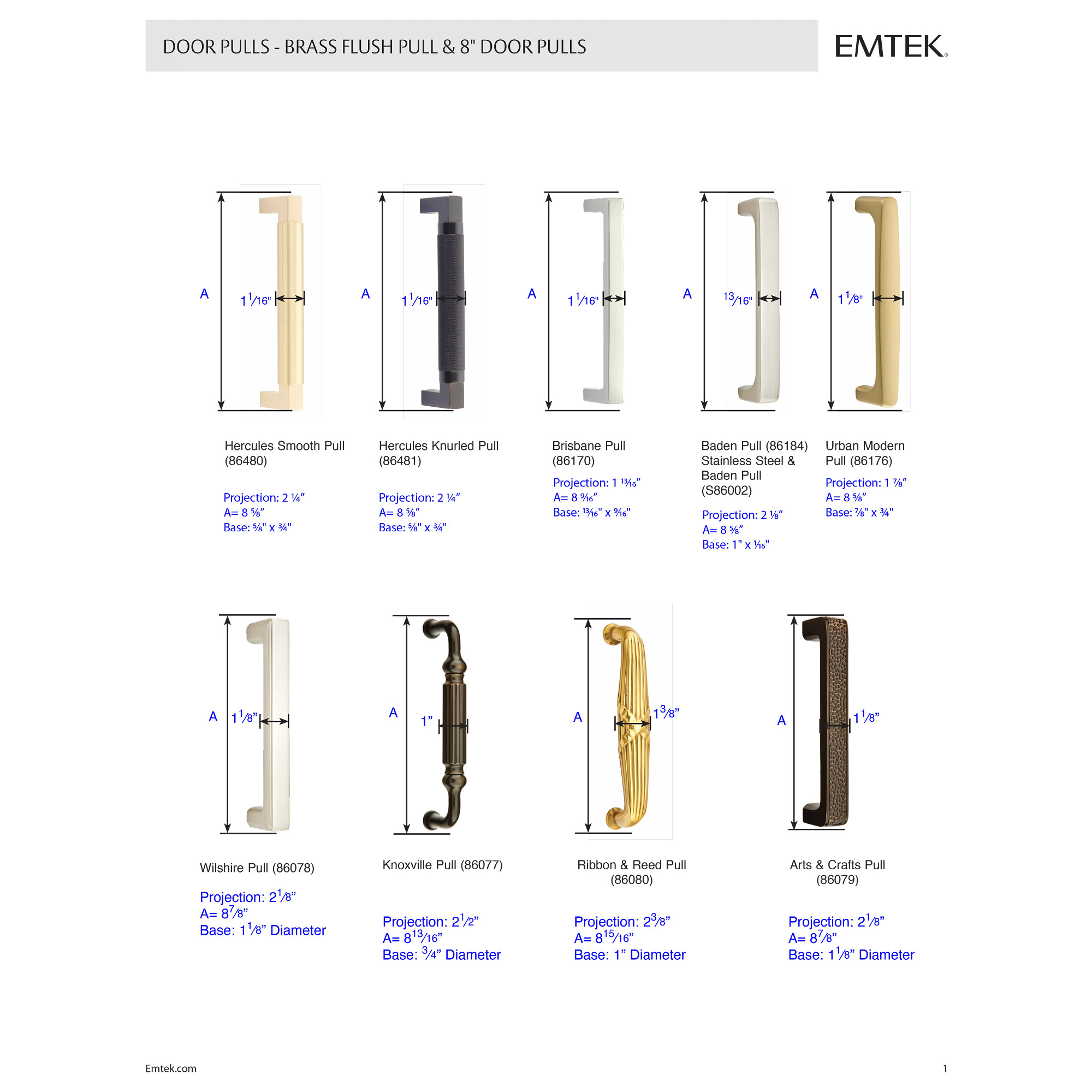 Normandy Door Pull | Emtek